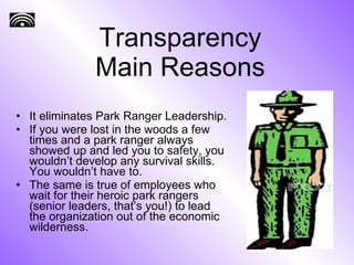 Transparency in Our Company | PPT