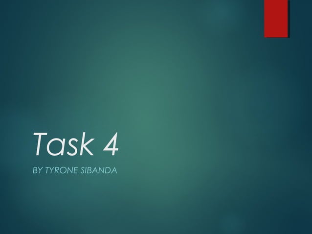 Task 4 | PPT
