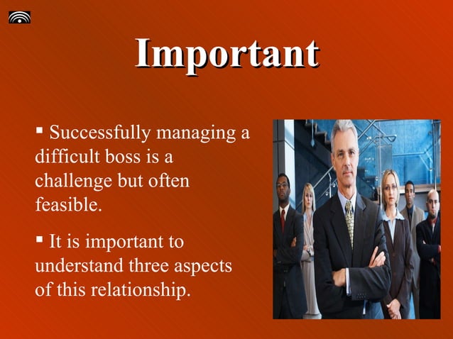 Managing your Boss | PPT