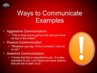 The Assertive Approach | PPT