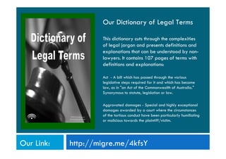Dictionary of legal terms | PDF