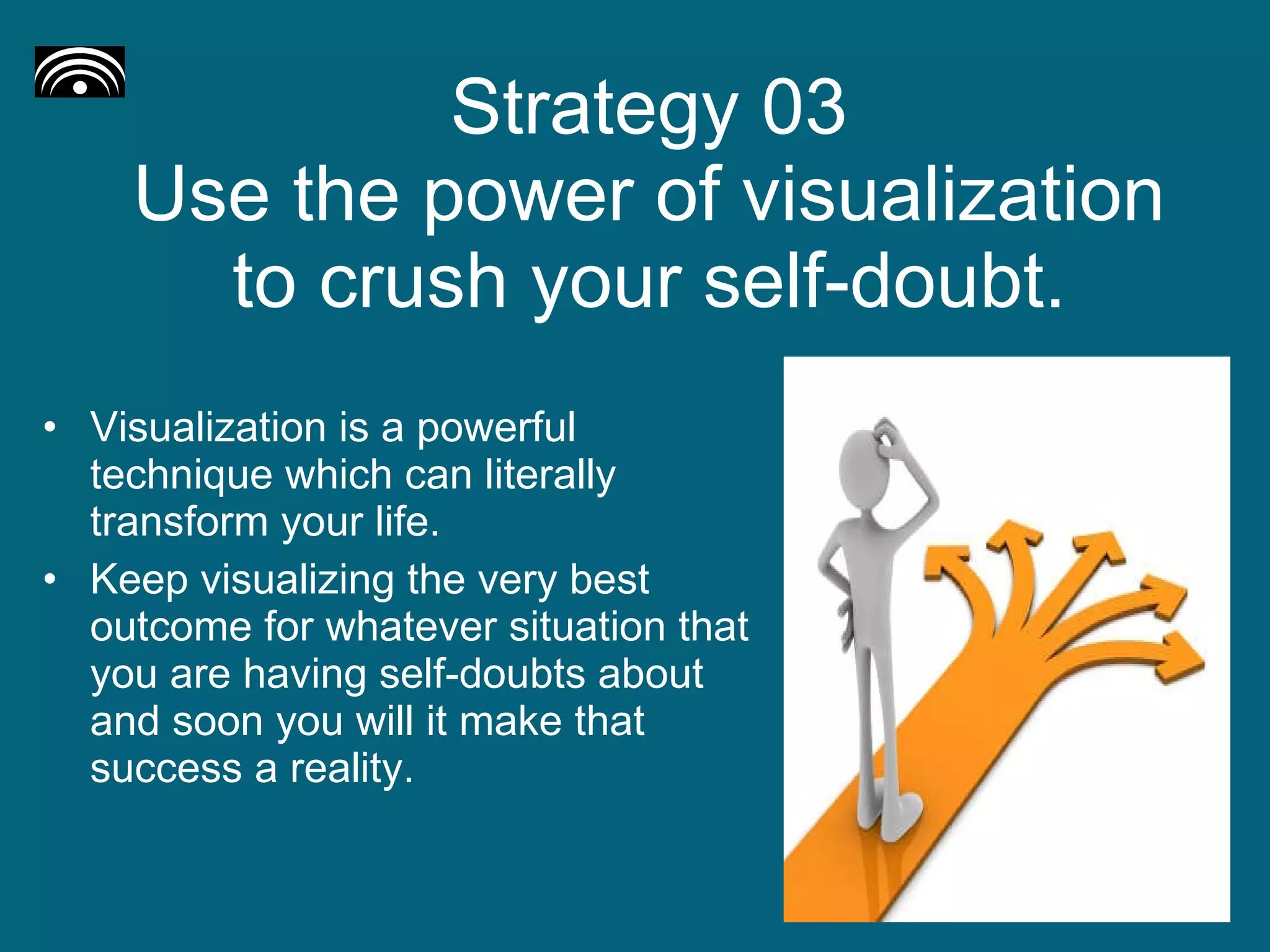 05 strategies to stop doubting yourself | PPT