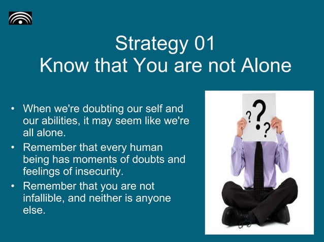 05 strategies to stop doubting yourself | PPT | Parenting | Family and ...