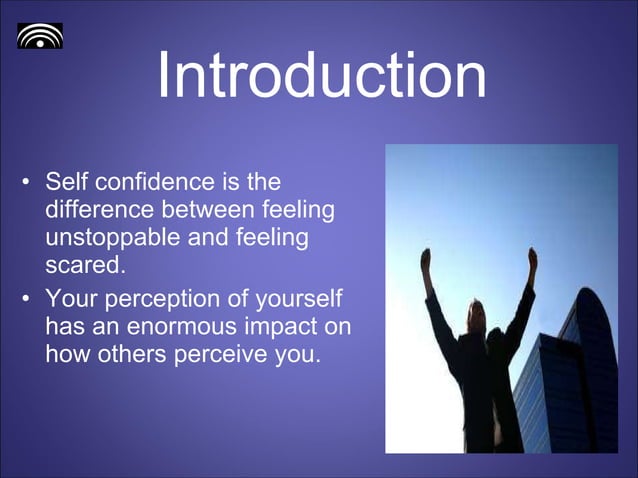 How to Build Confidence | PPT
