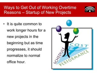 Working Overtime - Strategies to Get Out | PPT | Career Advice | Careers