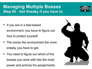 Managing Multiple Bosses - Main Aspects | PPT