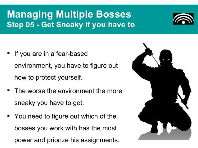 Managing Multiple Bosses - Main Aspects | PPT | Email | Internet