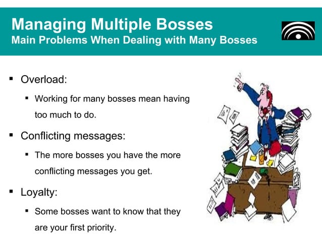 Managing Multiple Bosses - Main Aspects | PPT | Email | Internet