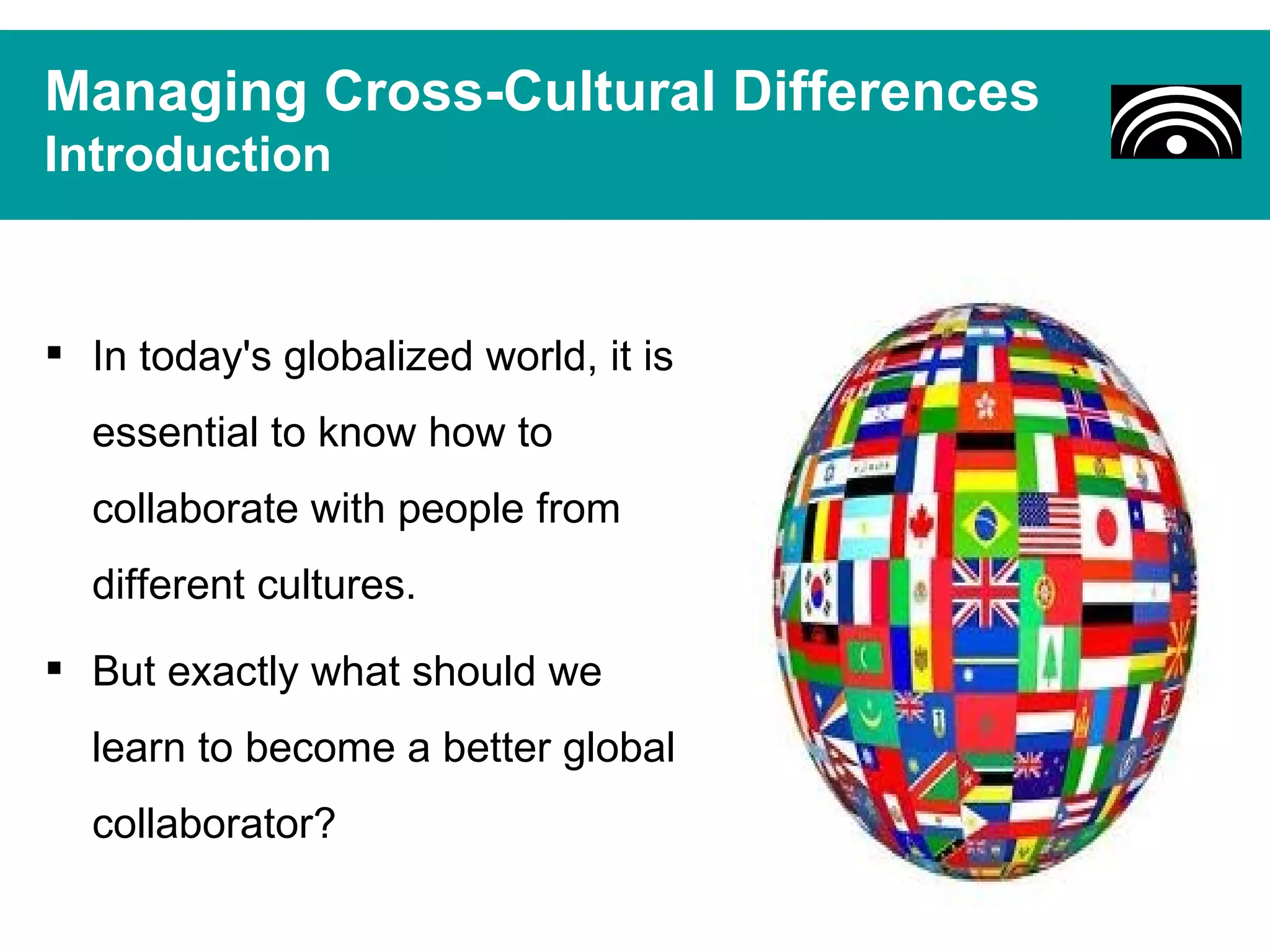 Managing cross-cultural differences in a multinational company | PPT