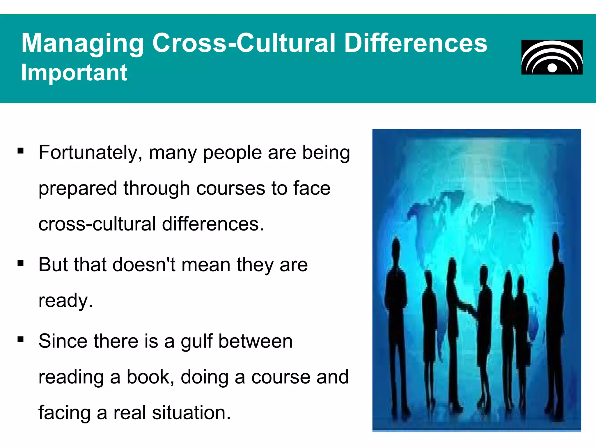 Managing cross-cultural differences in a multinational company | PPT