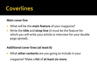 Magazine production proposal | PPTX