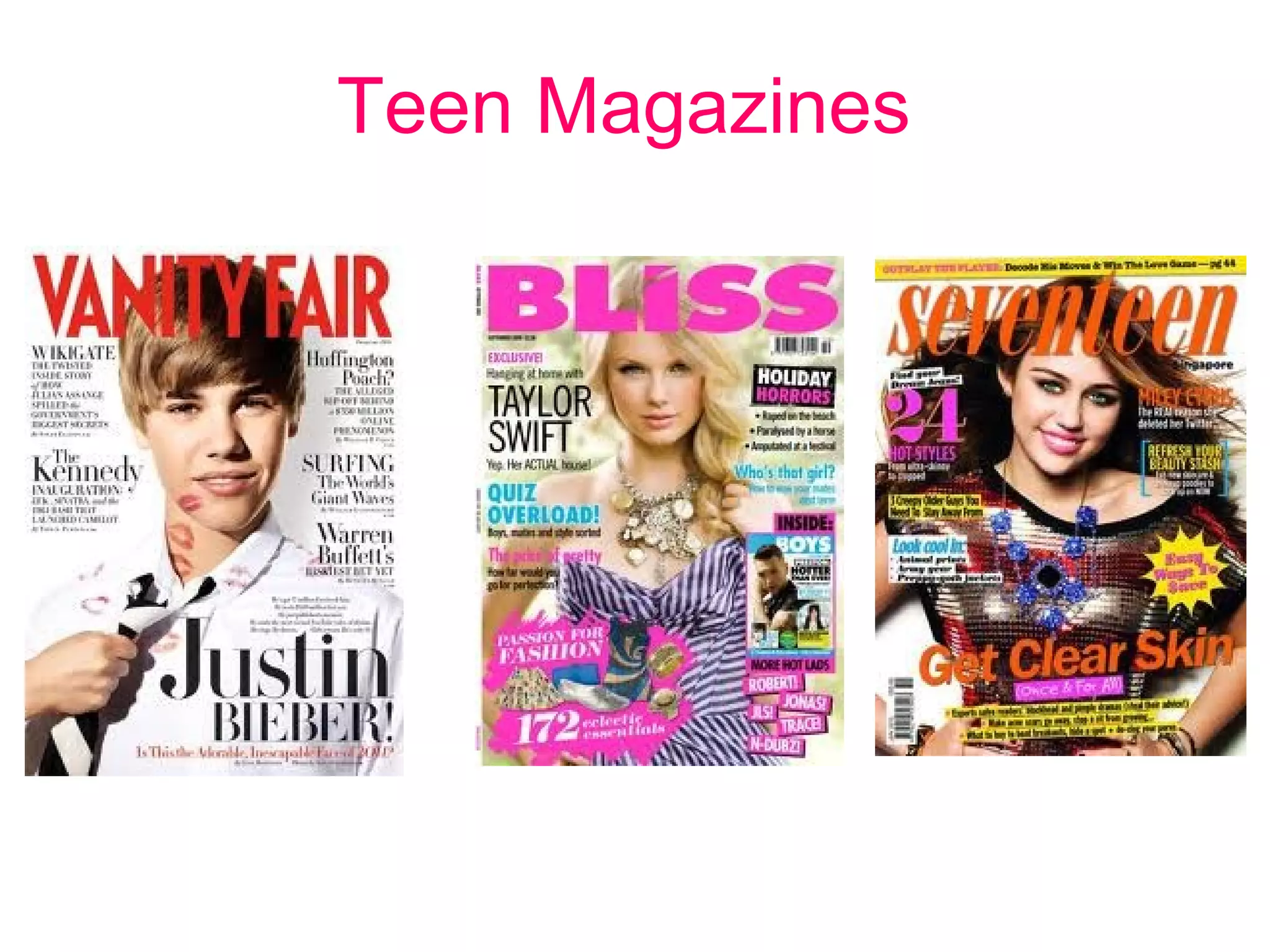 Task 4 magazine types | PPT