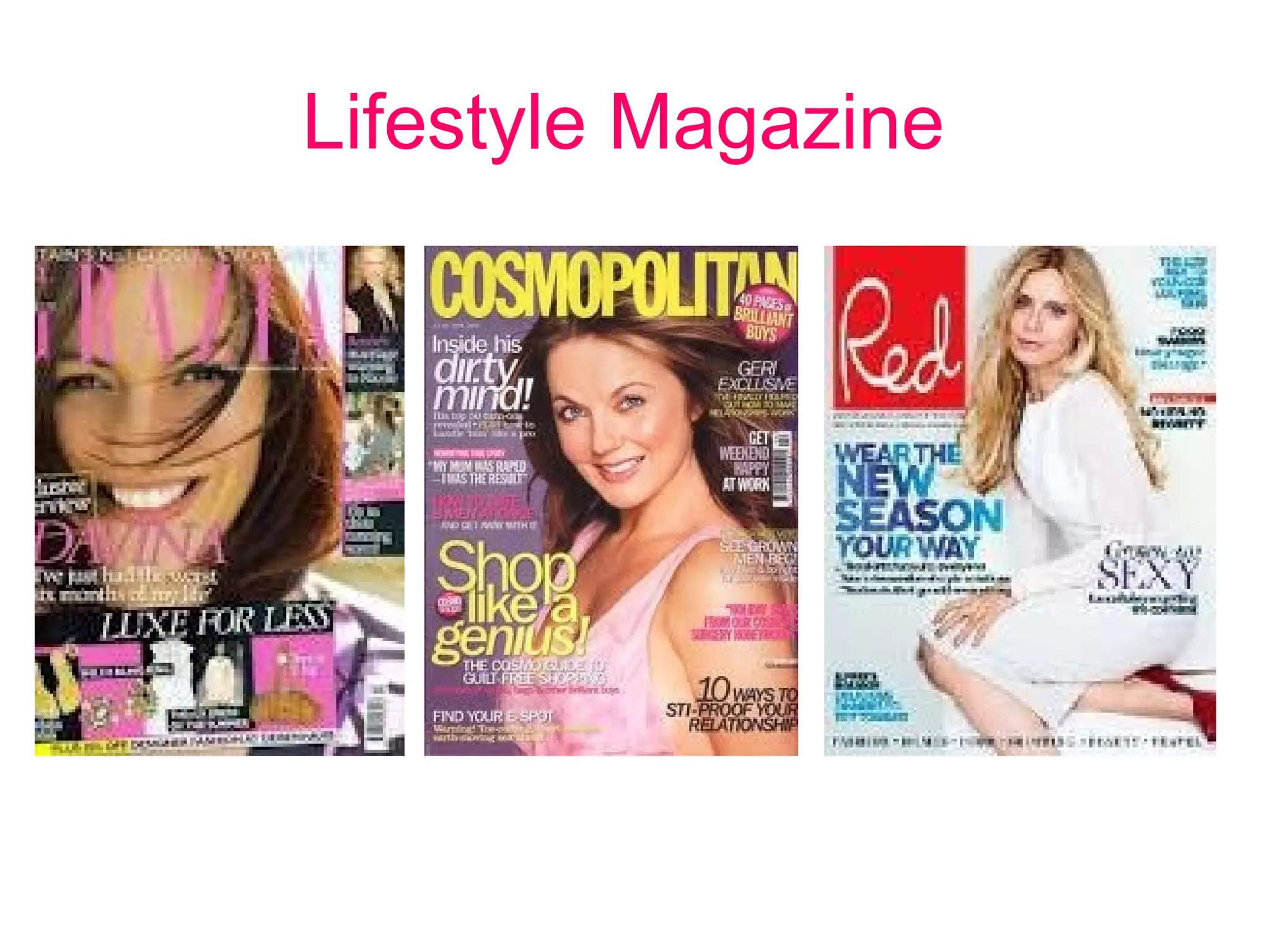 Task 4 magazine types | PPT