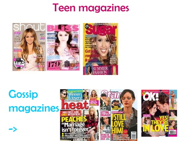 Task 4 magazine types | PPT