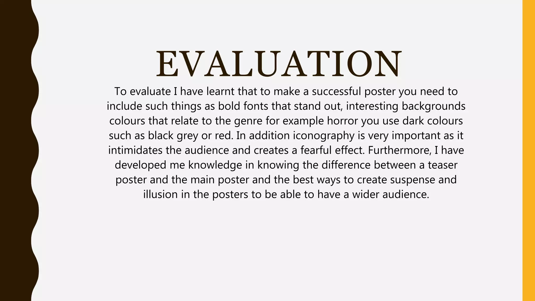 Poster analysis | PPTX
