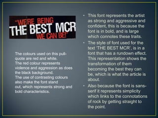 Task 4 – representation in rock magazines | PPTX