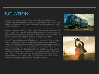 Horror Films: Representation and Fear Analysis. | PPTX