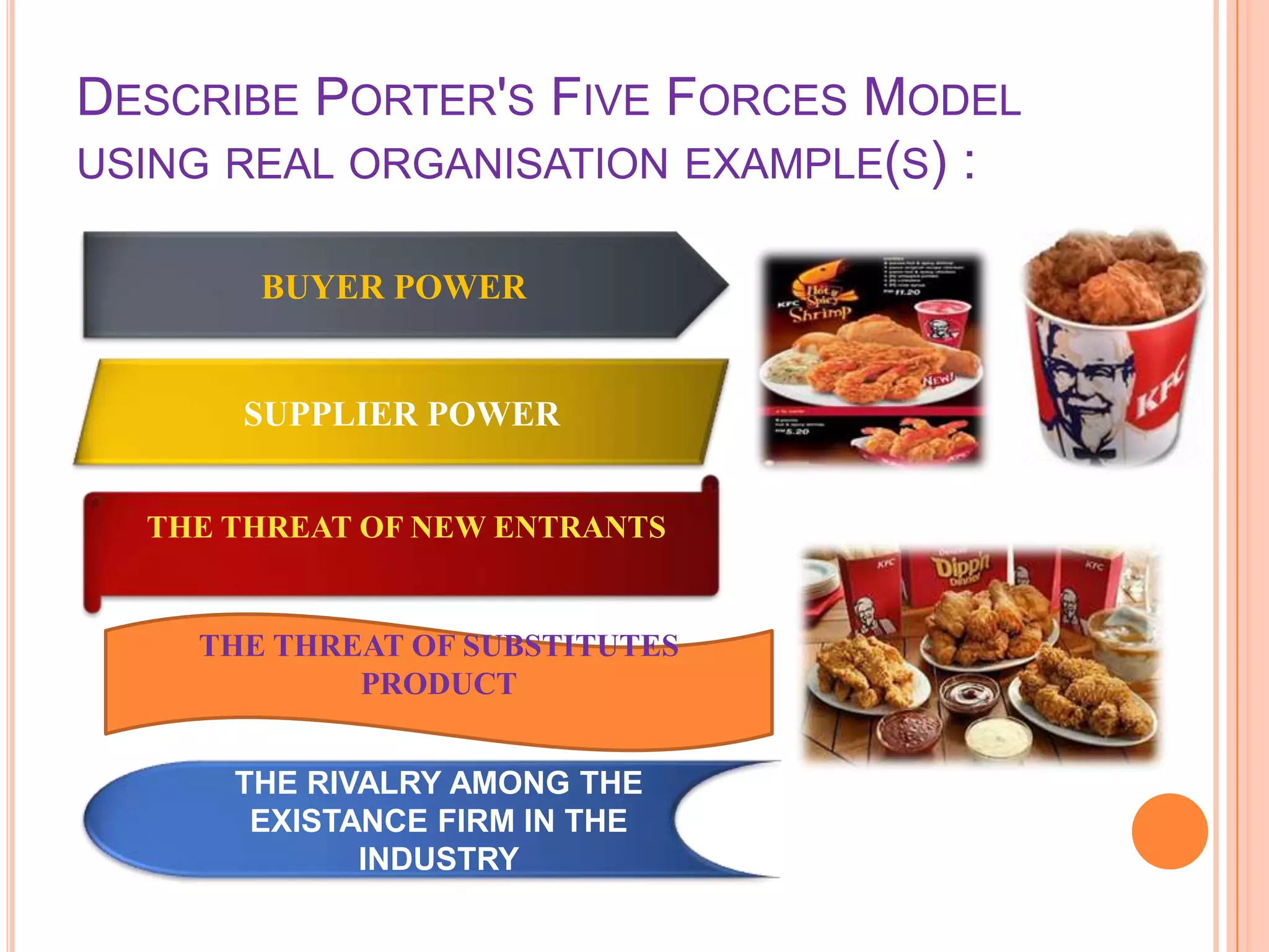 Task 5 - 5 porter model (KFC) | PPTX