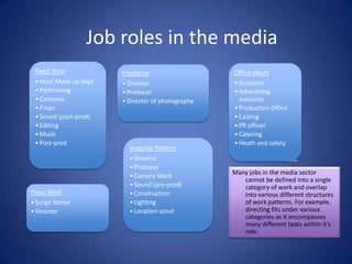 Task 5 Job Roles and Structures | PPT