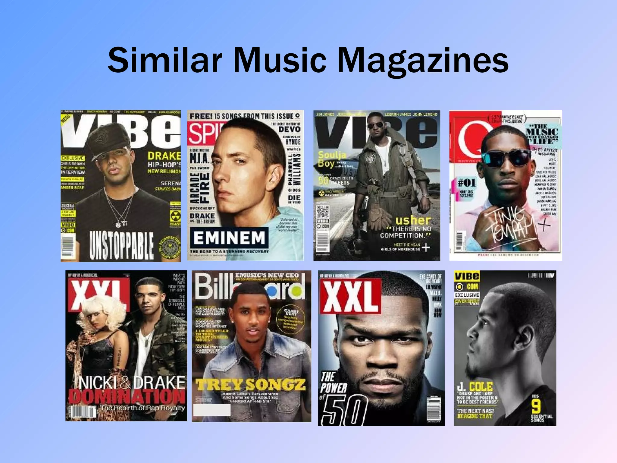 Task 5 research into similar music magazines | PPT