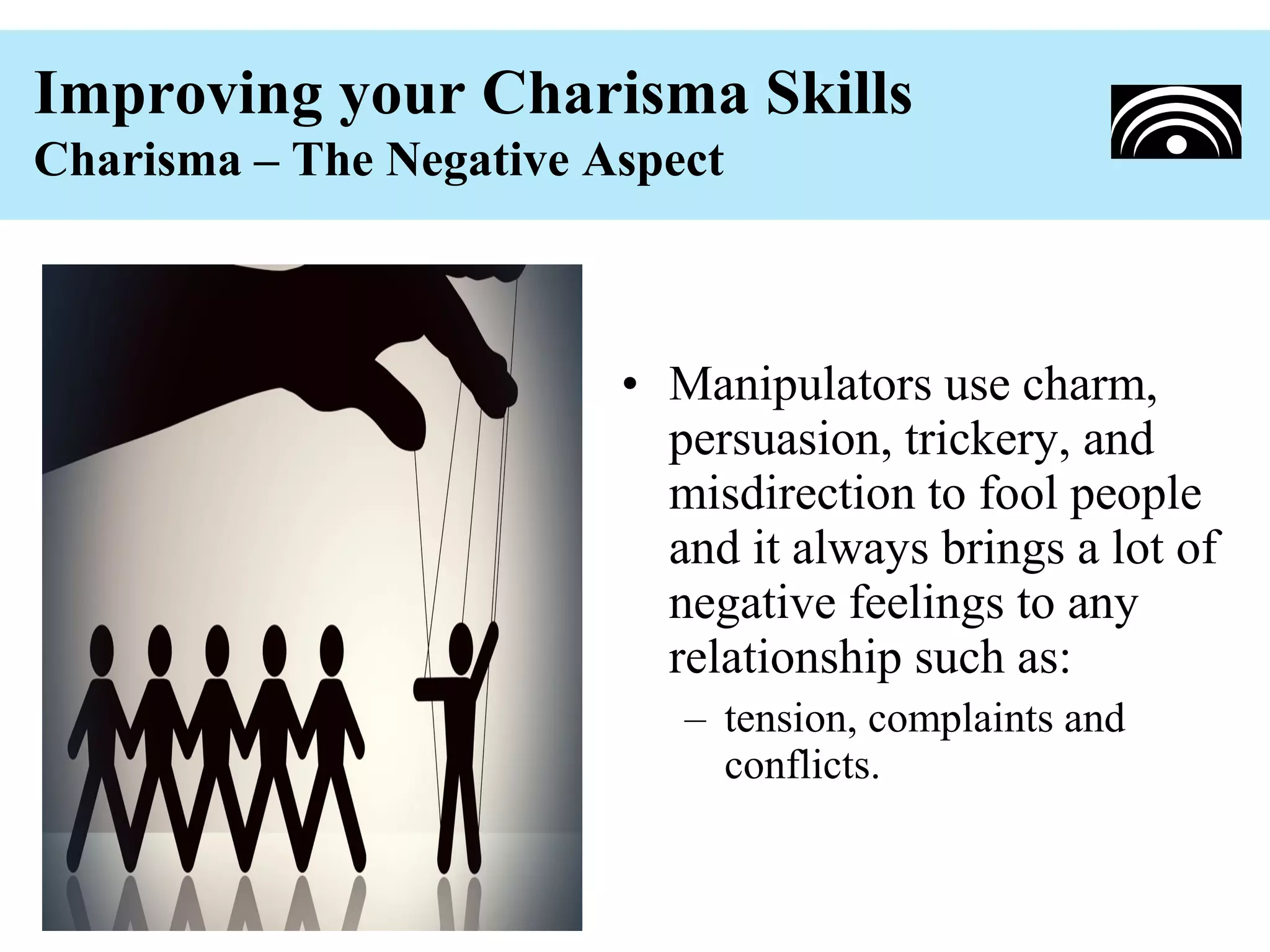 Strategies to improve your charisma skills | PPT
