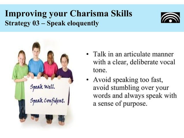 Strategies to improve your charisma skills | PPT