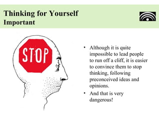 Thinking for Yourself | PPT