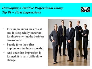 Developing a Positive Professional Image | PPT