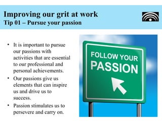 Improving your Grit at Work | PPT