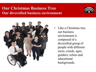 Our Christmas Business Tree - Dealing with Diversity in the Workplace ...