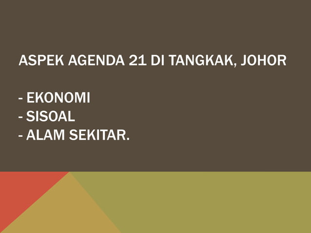 Task 5 (agenda tempatan 21) | PPTX