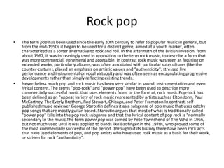 Musical genre research | PPTX
