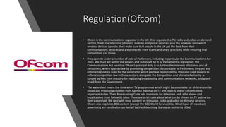 the affect of technology on TV productions | PPT