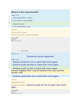 Task 6 getting a job! -quiz - ingles ii | DOCX