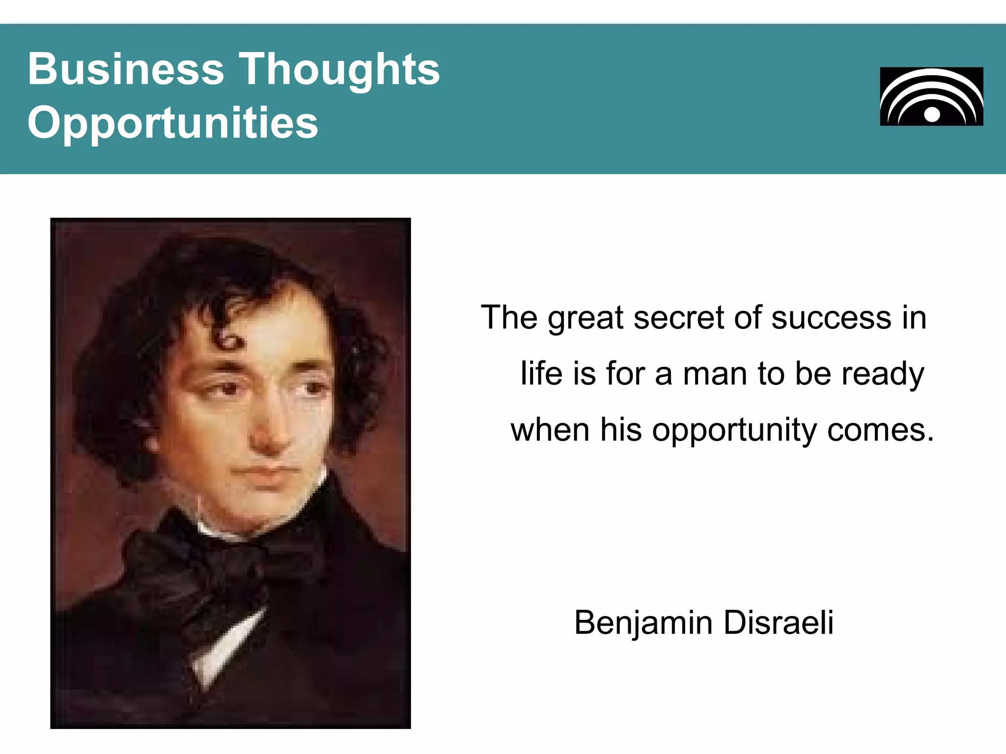 Great Business Thoughts - Opportunities | PPT