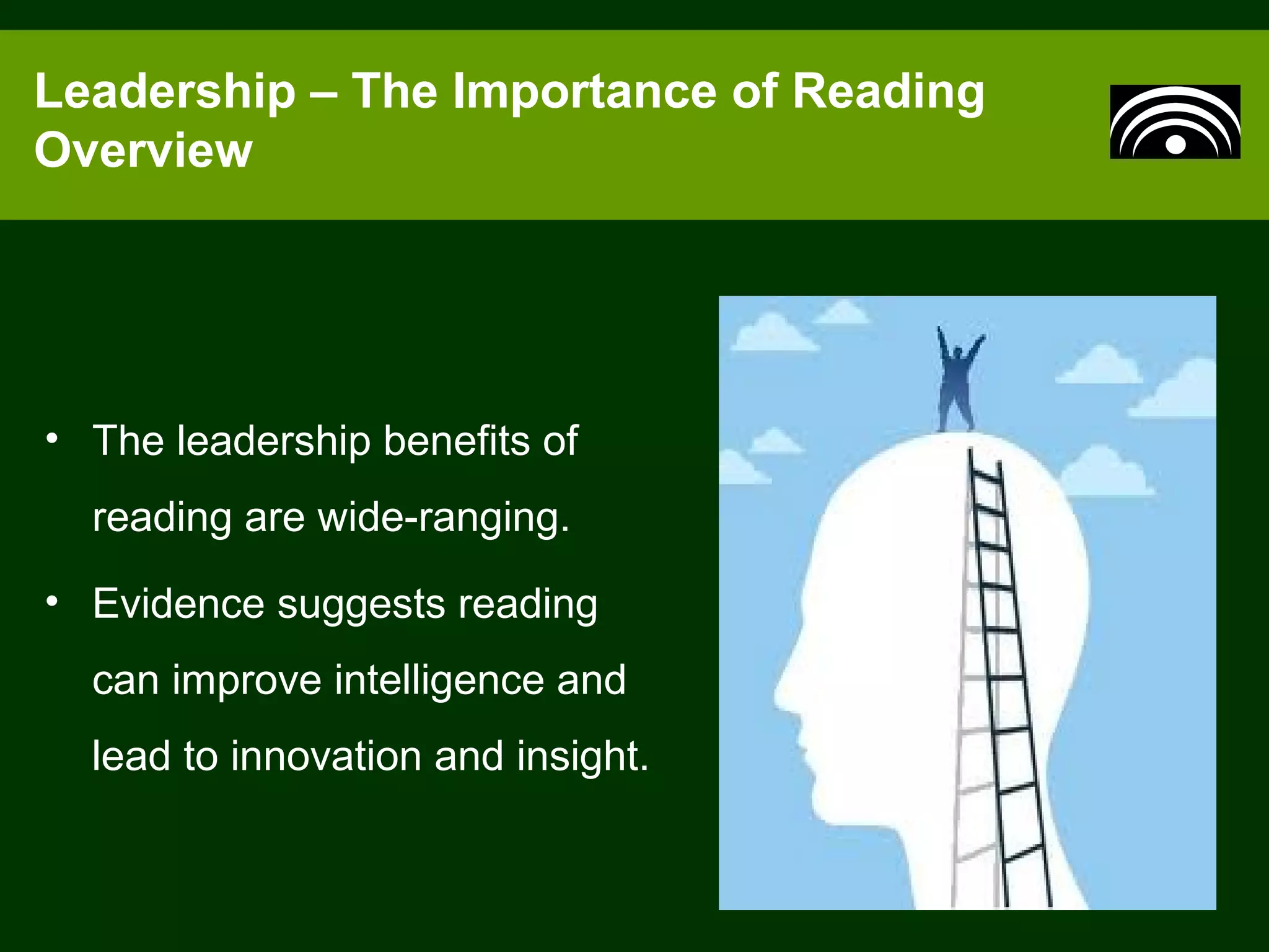 Leadership - The Importance of Reading | PPT