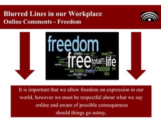 Social Media - Blurred Lines in our Workplace | PPT
