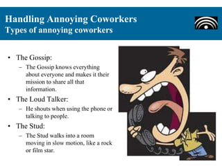 Handling Annoying Coworkers | PPTX