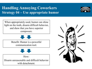 Handling Annoying Coworkers | PPTX
