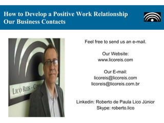 How to develop a positive work relationship | PPTX