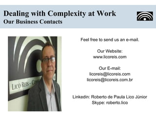 Dealing with complexity at work | PPT