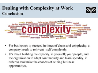 Dealing with complexity at work | PPT