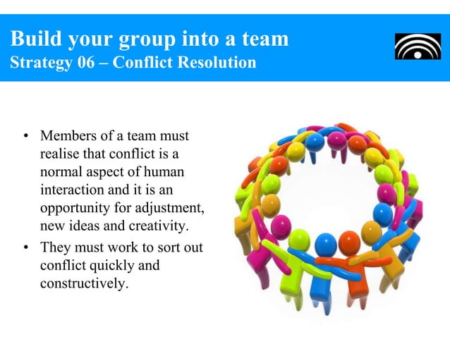 Build your group into a team | PPTX | Business Administration | Business