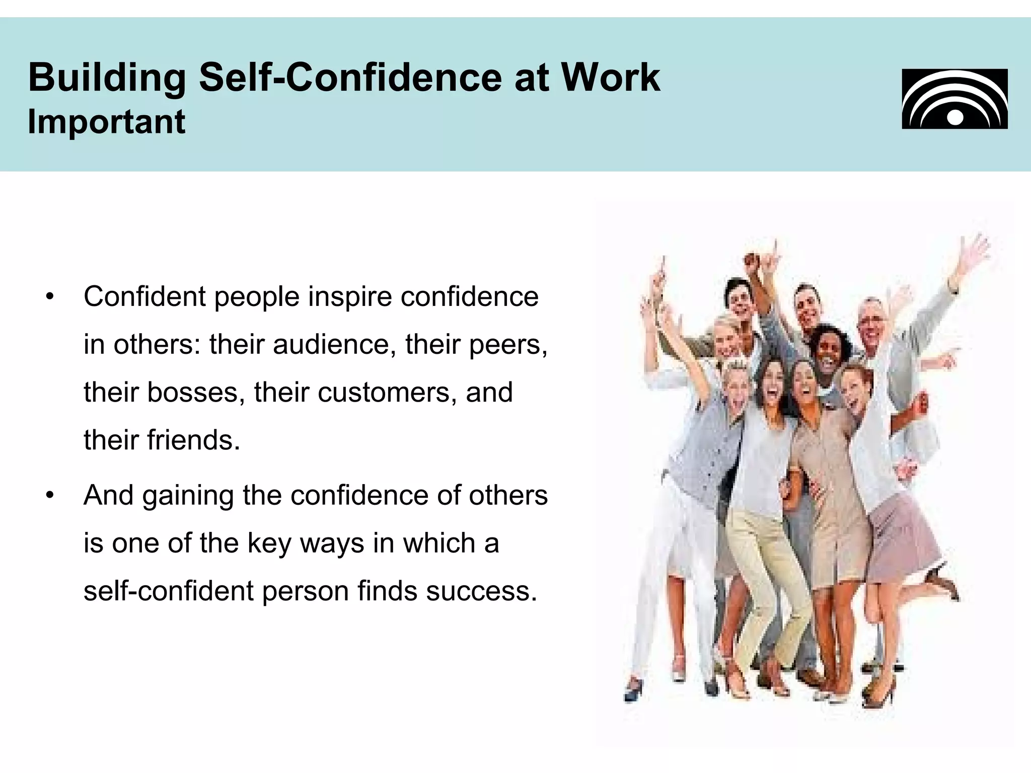 Building Self-Confidence at Work | PPT