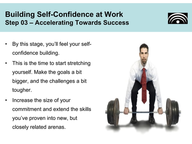 Building Self-Confidence at Work | PPT | Email | Internet