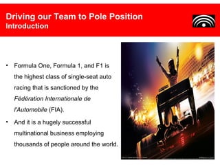 Driving our Team to Pole Position | PPT
