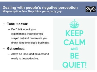 Dealing with people's negative perception at work | PPT
