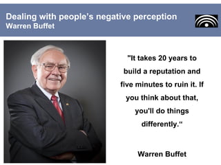 Dealing with people's negative perception at work | PPT