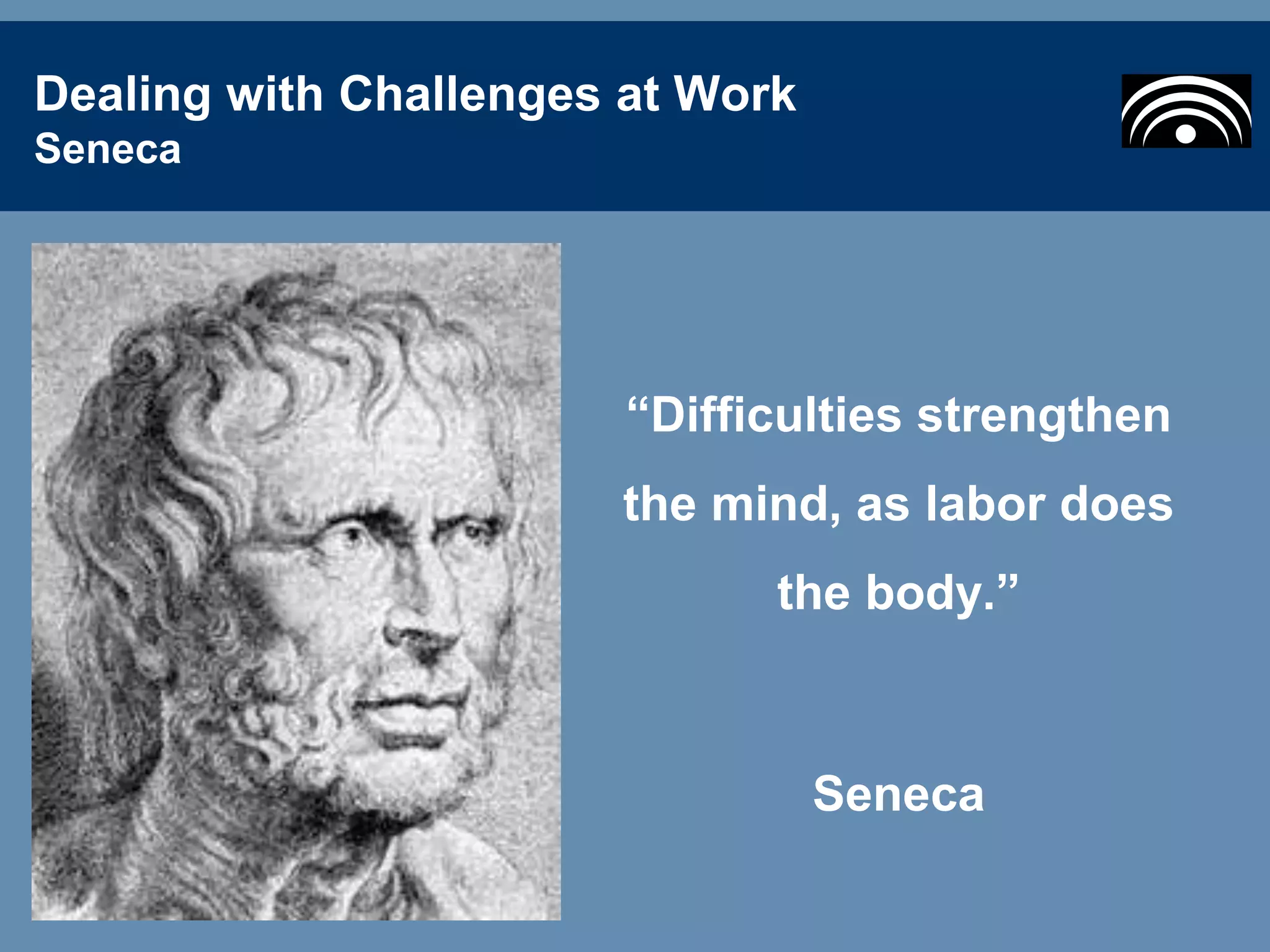 Dealing with challenges at work | PPTX