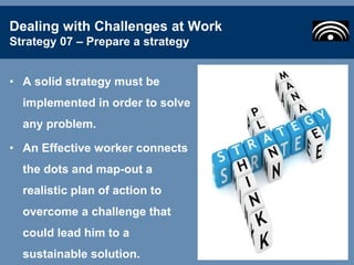 Dealing with challenges at work | PPTX